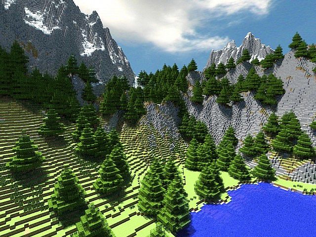 Alpine Lake Minecraft Map