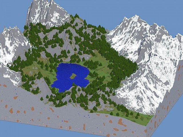 Alpine Lake Minecraft Map