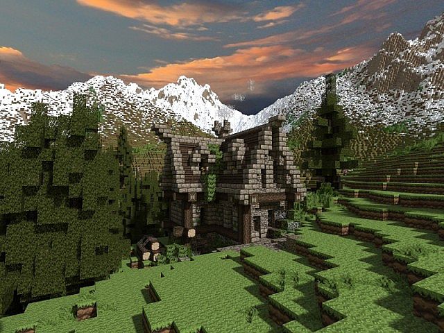 Rustic/Medieval House Minecraft Map