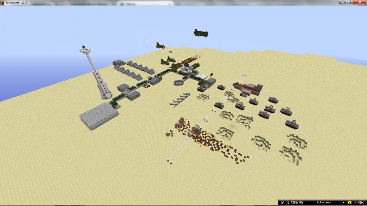Tank Battle Minecraft Map