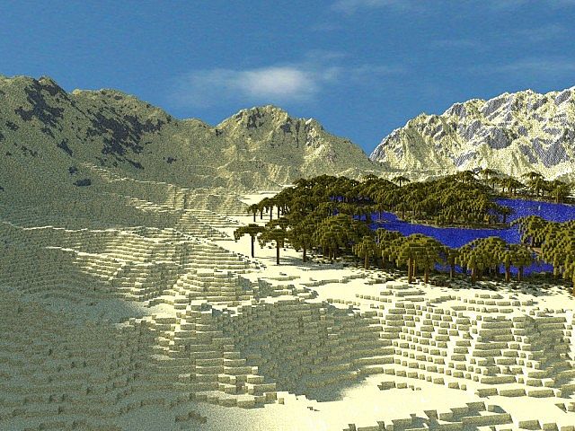 Desert Oasis Minecraft Map
