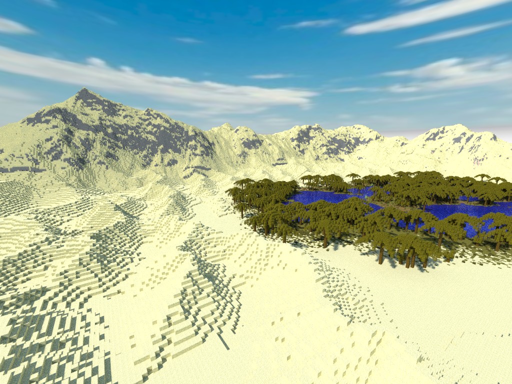 Desert Oasis Minecraft Map