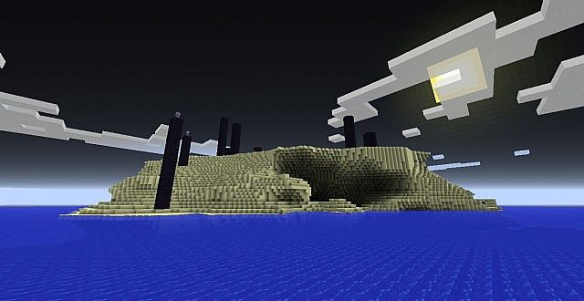 End in overworld / Stranded end Minecraft Map