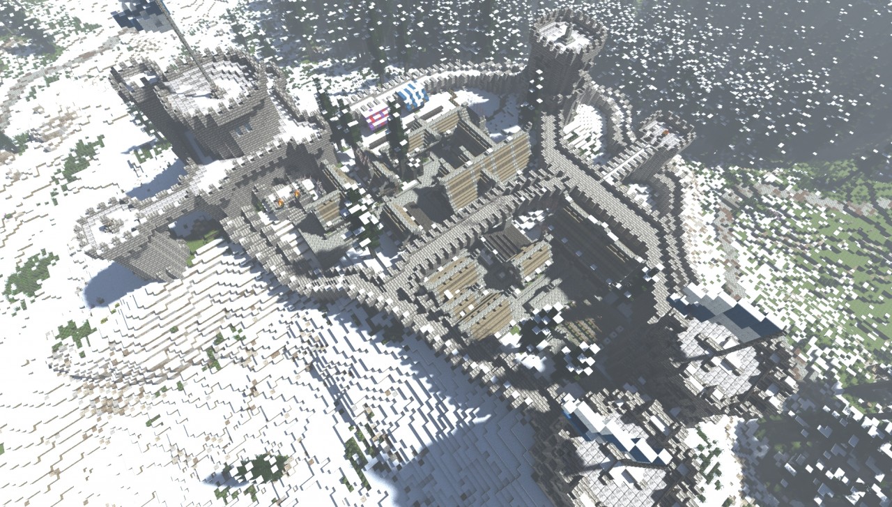 Nordic Fortress - Chunky Render Minecraft Map