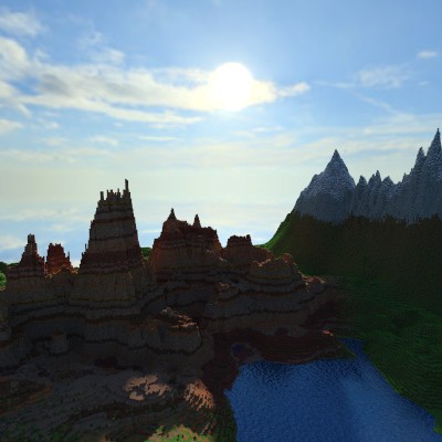 Large Continent Minecraft Map