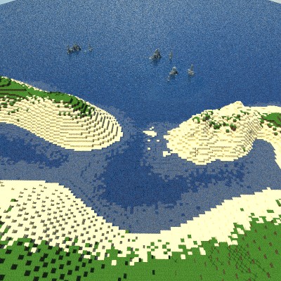 Large Continent Minecraft Map