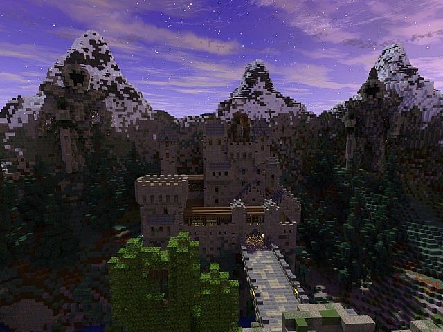 Minescape Hub (Commission) Minecraft Map