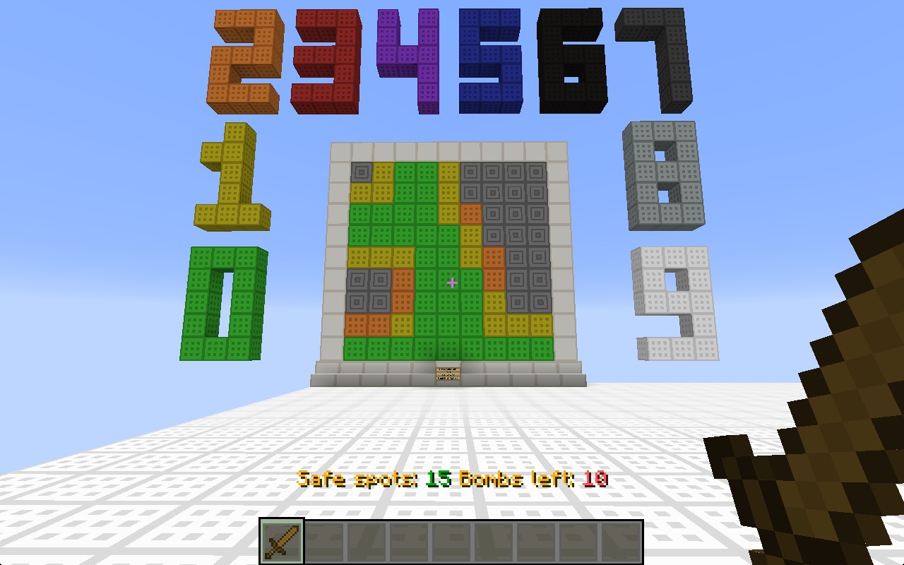 Minesweeper Minecraft Map