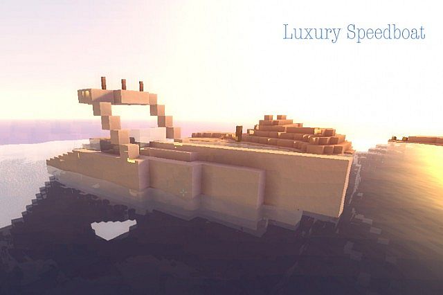 Luxury Speedboat [pop reel] Minecraft Map