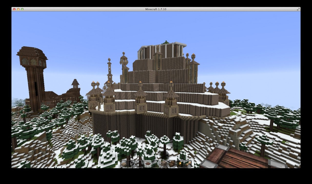 Castle Part Of City Minecraft Map