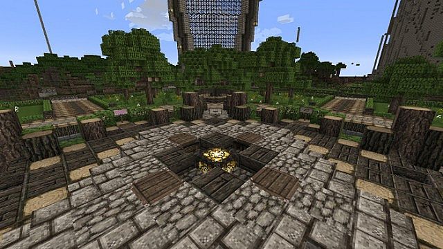 GLADIUS Simple Server Spawn Minecraft Map