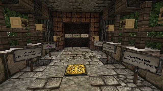 GLADIUS Simple Server Spawn Minecraft Map
