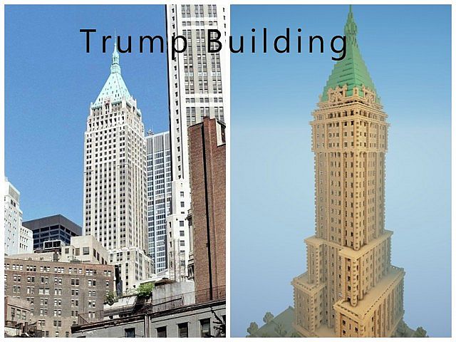 Trump Building NYC Minecraft Map