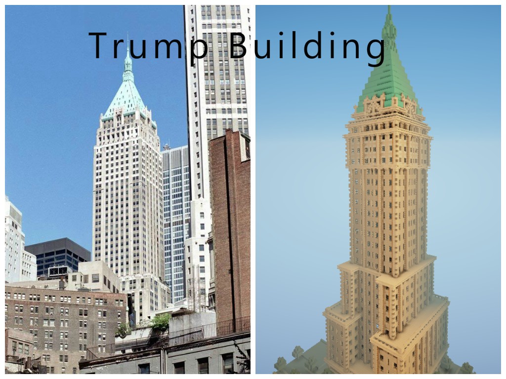 Trump Building NYC Minecraft Project