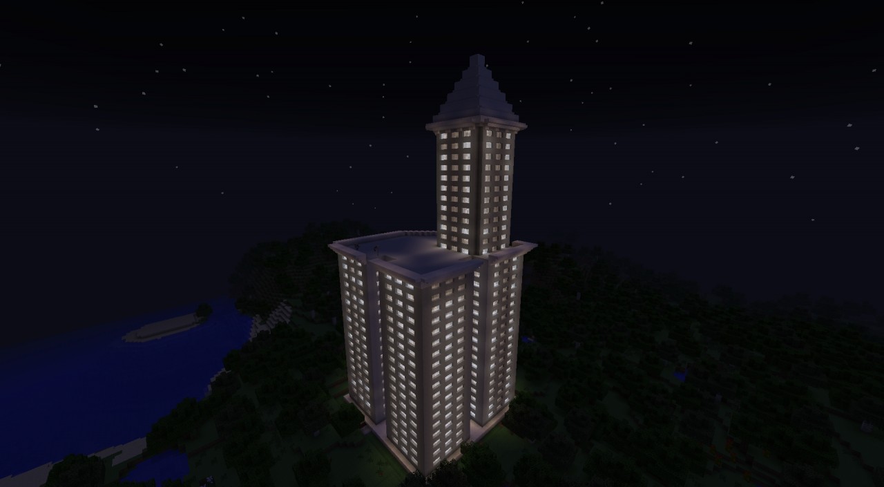 Seattle's Smith Tower Minecraft Map