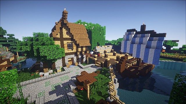 Medieval viking vilage Minecraft Map