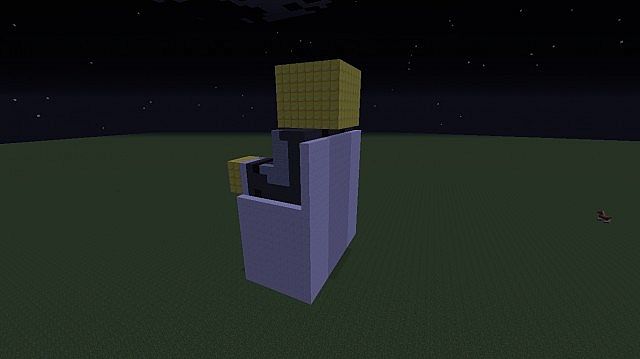 Sitting Player Statue Minecraft Project