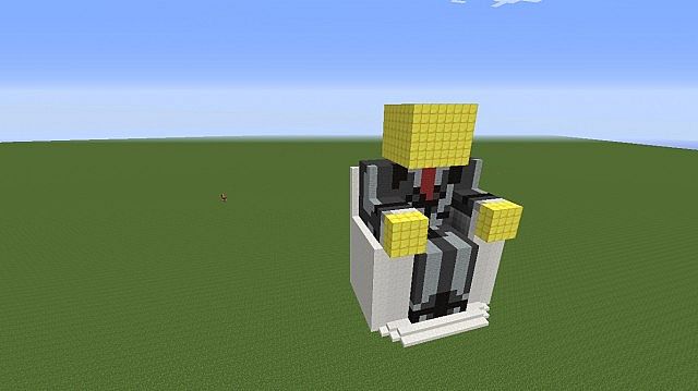 Sitting Player Statue Minecraft Map