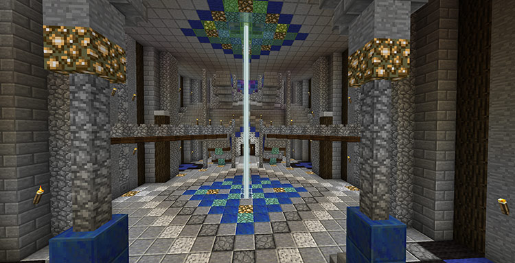 Gothic Castle Build on Hypercraft Minecraft Map