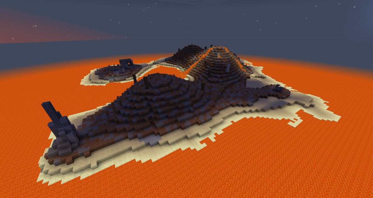 [SURV] Lava Survival Island Custom Map Minecraft Map
