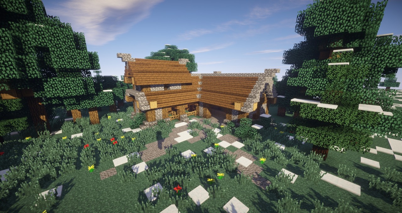 Medieval Barn Minecraft Map