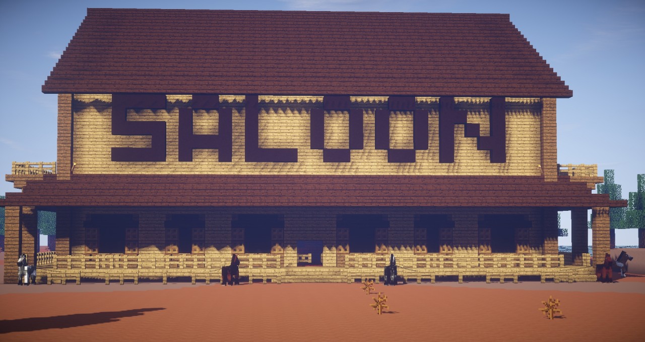 Western Saloon Minecraft Map