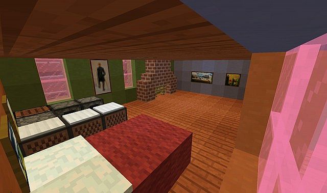 The house from Pixar's "UP" Minecraft Map