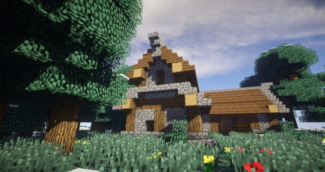 Medieval Barn Minecraft Map