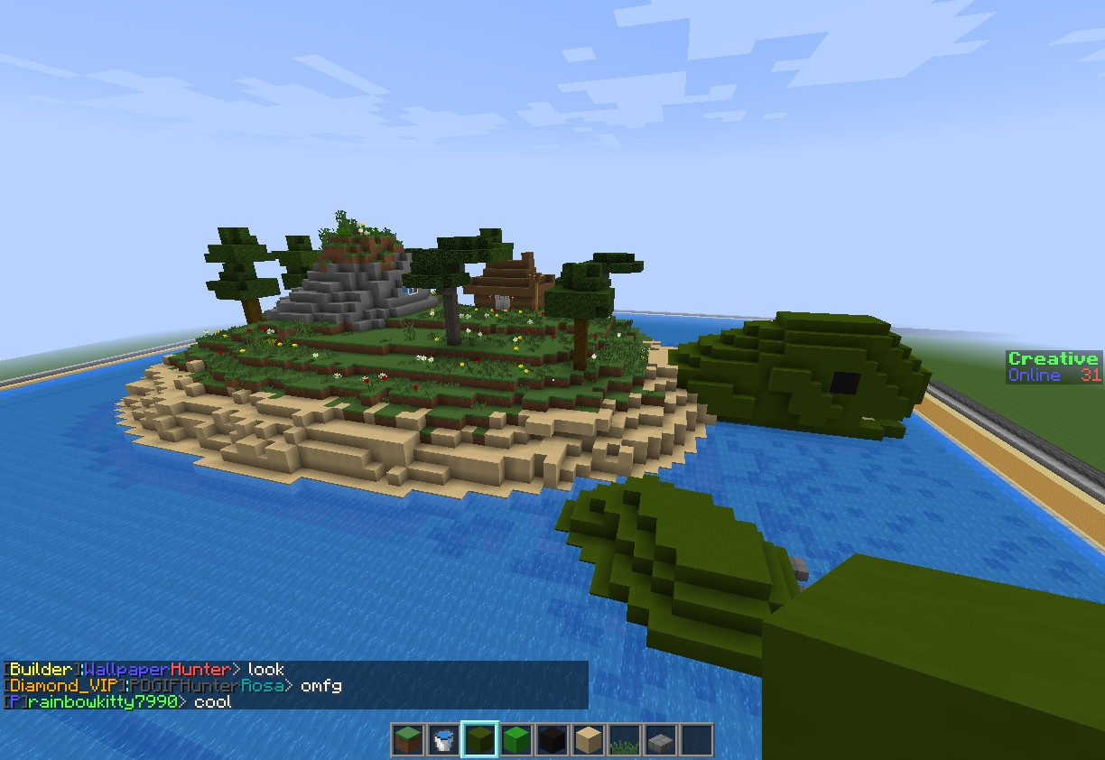 The island hidden in the mist Minecraft Map
