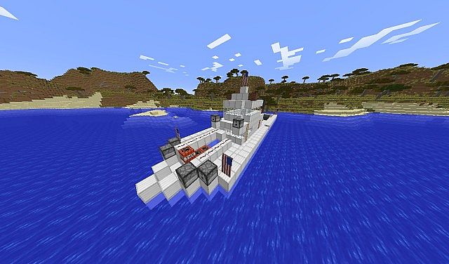 Navy Battle Ship Minecraft Map
