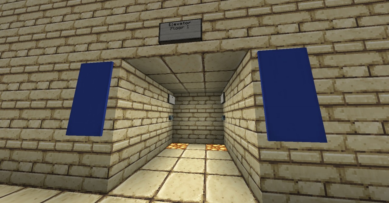 Redstone Elevator | Easy Use | Up & Down Minecraft Map