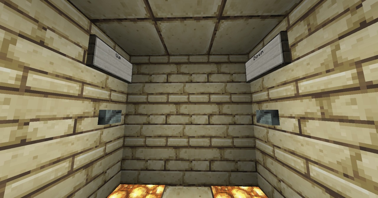 Redstone Elevator | Easy Use | Up & Down Minecraft Map