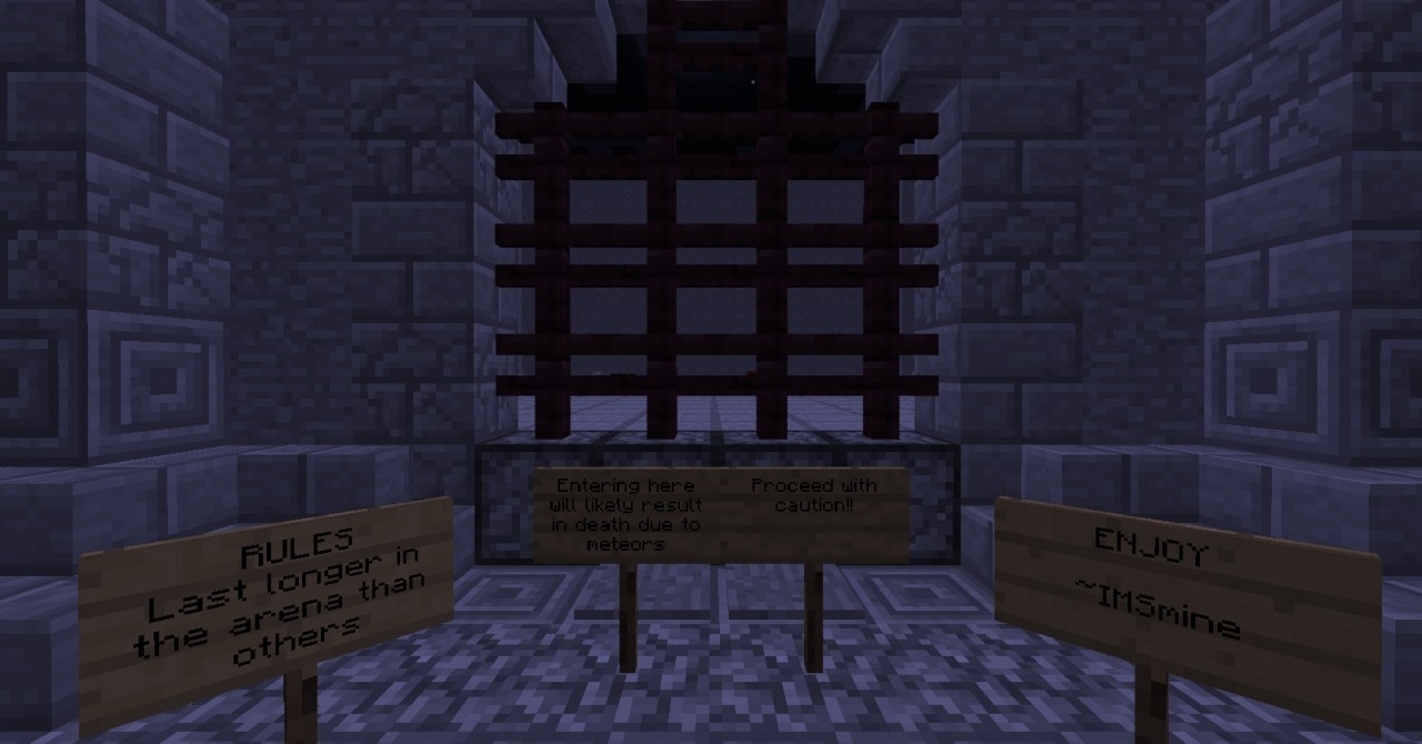 Meteor Shower Minigame UPDATED Minecraft Map