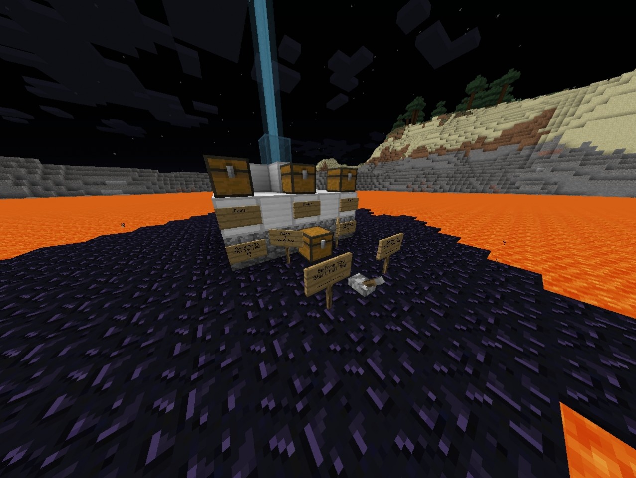 Lava Land Challenge Minecraft Map
