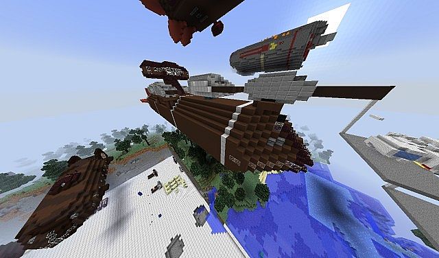 L-MH Dark Class Gunship Xenon Minecraft Map