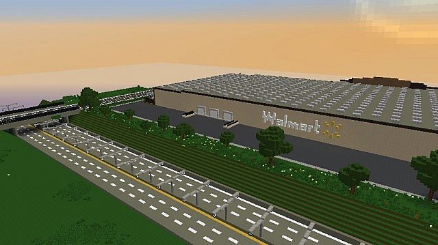Walmart Store Minecraft Map