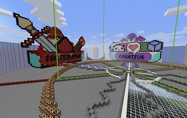 A hub... thing..yea (guilds of war) Minecraft Map