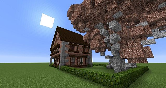 Modern House 1 (with 1.8 blocks) Minecraft Map