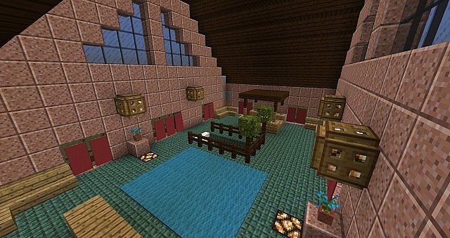 Modern House 1 (with 1.8 blocks) Minecraft Map