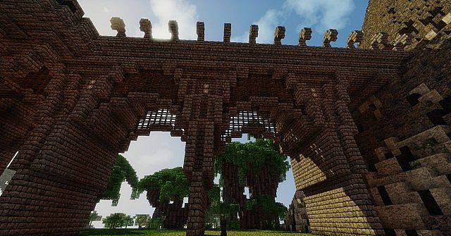 Ancient Bridge Schematic Minecraft Map