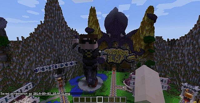 SkyDoesMinecraft / skga.me server spawn Minecraft Map