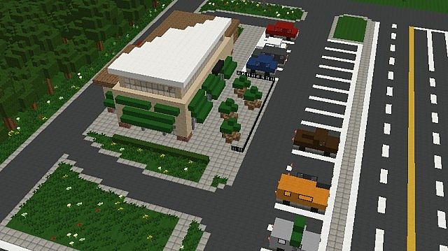 Starbucks Coffee Minecraft Map