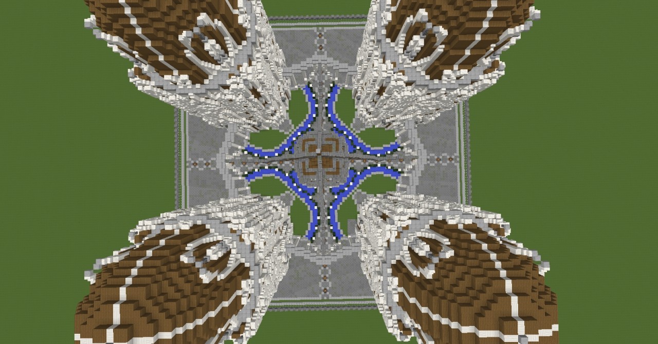 Factions Server Spawn Minecraft Map
