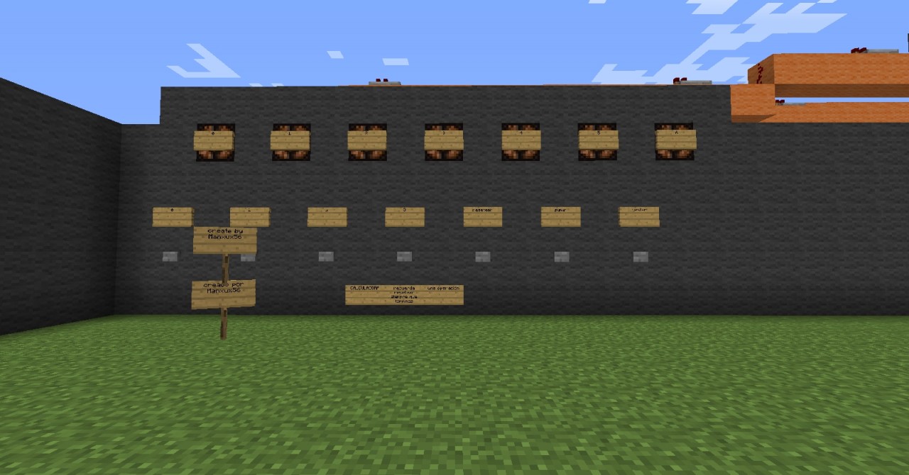 calculator (from 0 to 3) / especial 500 views Minecraft Map