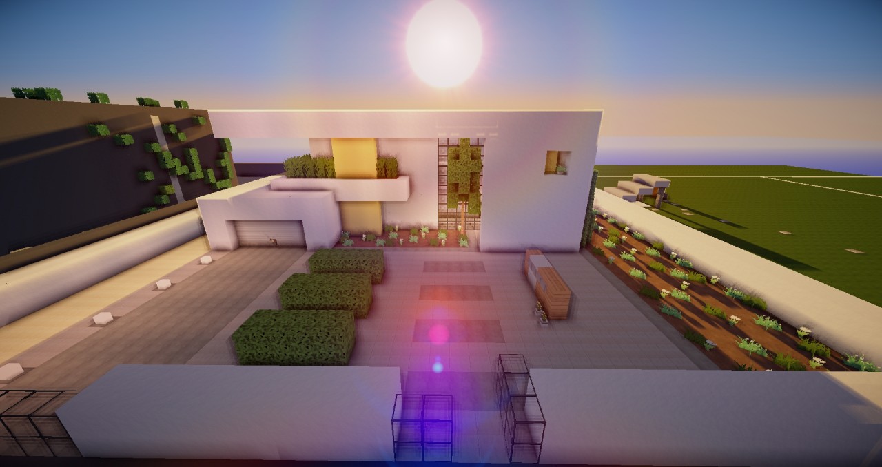 Open | Contemporary House Minecraft Map