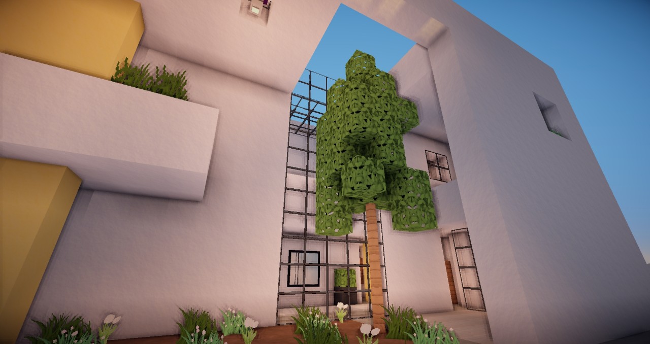 Open | Contemporary House Minecraft Map