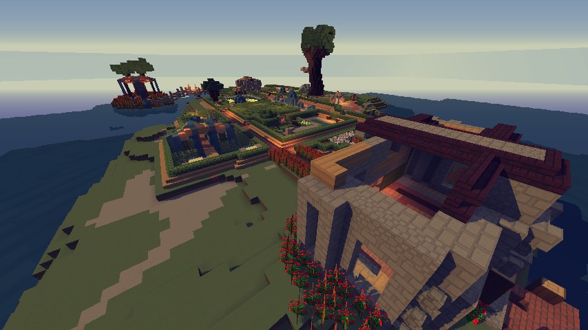 Small memorial gardens to Robin Williams Minecraft Map