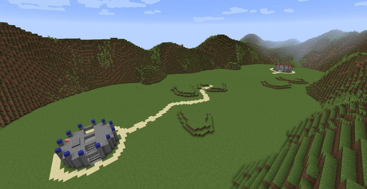 Red Vs Blue Minecraft Map