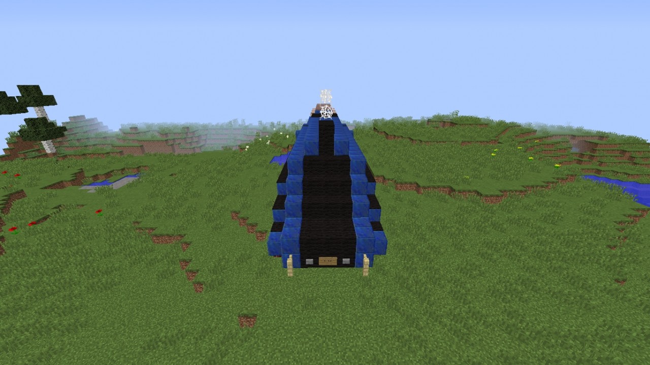 Mallard Steam Train-Zelfing Build Team Minecraft Map