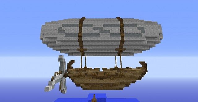 Small dirigible Minecraft Map